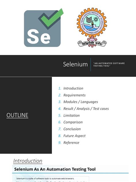 Selenium An Automated Software Testing Tool Pdf Selenium Software Software Testing