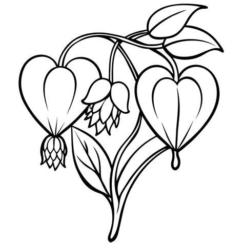Bleeding Flower Heart Clipartmag Drawing Sketch Coloring Page