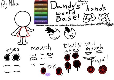Dandys World Basefor Your Oc Ibispaint