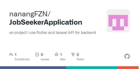 GitHub NanangFZN JobSeekerApplication On Project I Use Flutter And Laravel API For Backend