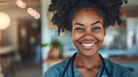 Premium Photo Headshot Of A Smiling Physician Assistant