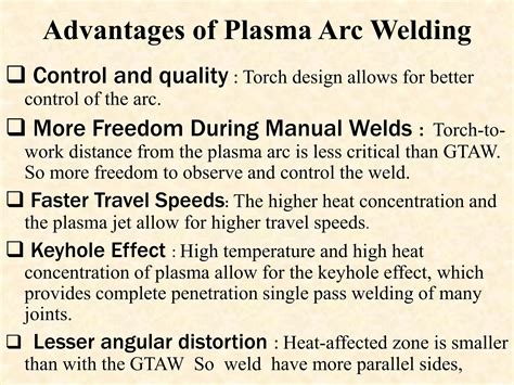 Plasma Arc Welding Pptx