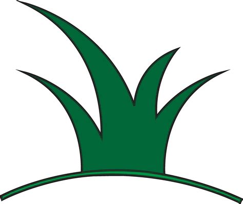 Illustration Of Green Grass Icon On White Background 24839888 Vector