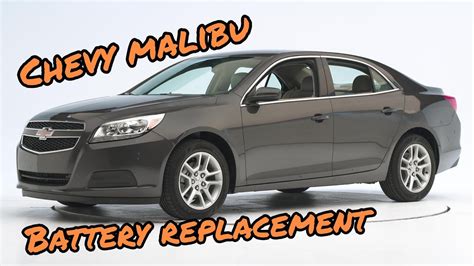 Chevy Malibu 2013 2016 Battery Replacement Youtube