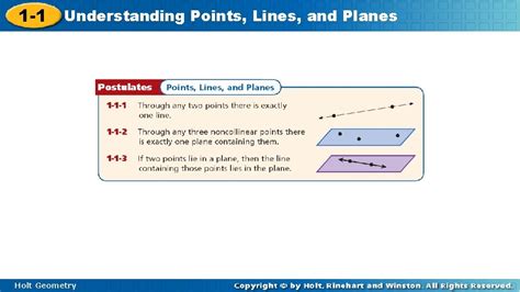 1 1 Understanding Points Lines And Planes Vocabulary