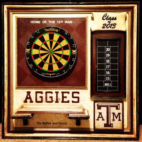 Tx Aggies Dartboard Dartboards Dart Board Mallets