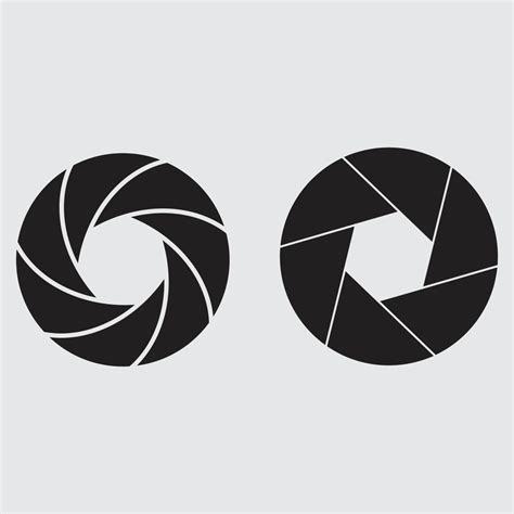 Camera Shutter Button Symbol Vector Lens Focus 9342232 Vector Art At