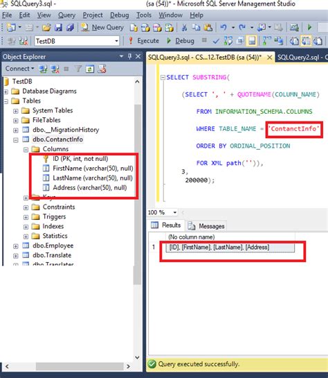 Find All The Columns Name In A Table Jayant Tripathy