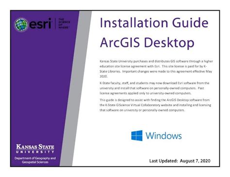 PDF Installation Guide ArcGIS Desktop Find The ArcGIS Desktop Version