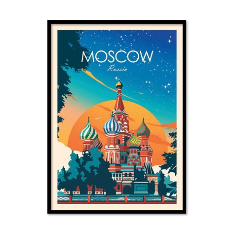 Art-Poster Moscow Russia - Moscow Russia - Studio Inception