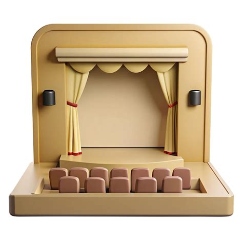 A Small Computer With A Curtain That Says Quot The Letter Quot On It Premium Ai Generated Psd