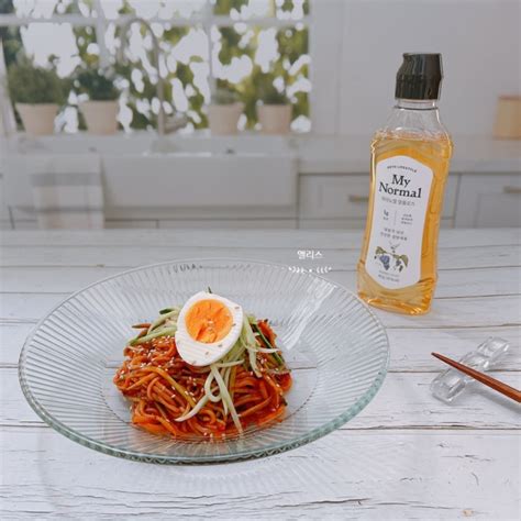비빔국수 만드는법 양념장 레시피 설탕 대신 마이노멀 알룰로스 네이버 블로그