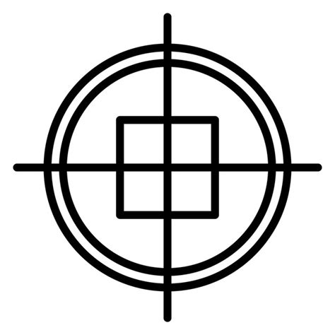 Premium Vector Army Target Vector Illustration