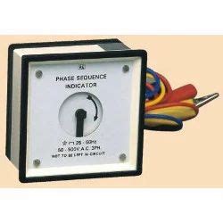 What Is A Phase Sequence Meter Working Principle And Its Types