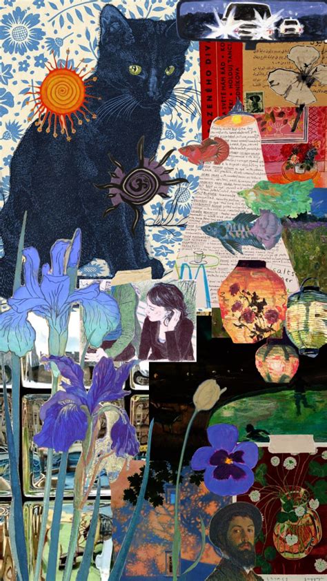 Check Out Kamrynstenbergs Shuffles Funky Art Art Collage Wall Art Wallpaper