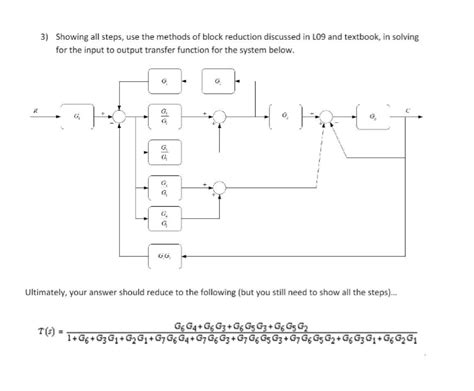 Showing All Steps Use The Methods Of Block Reduction Chegg Com