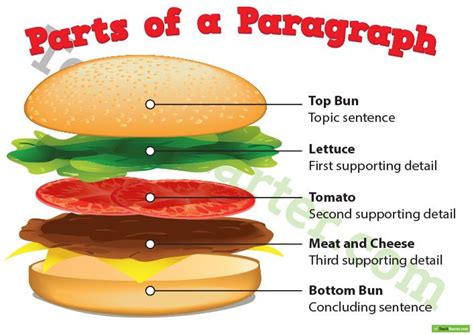 parts of a paragraph create webquest