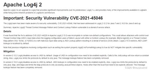 Log4j 引发的安全震荡，jdk 7的使用者如何安然处之log4j对应版本jdk Csdn博客