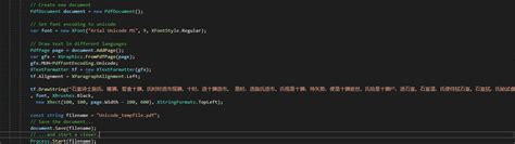 C Pdfsharp With Chinese Characters And The Microsoft Yahei Font Not Supported Stack Overflow