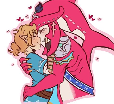 Zelda Breath Of The Wild Link X Sidon
