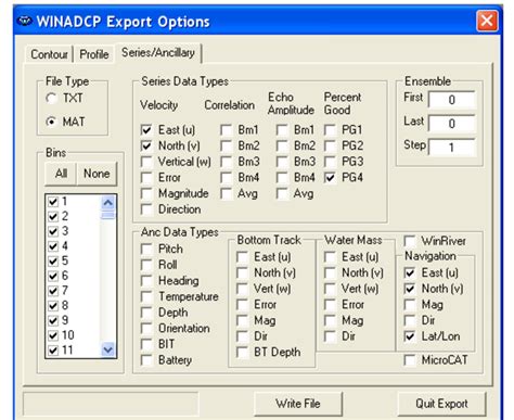 4 Export Options Of Variables Exported To A Mat File Here Anc Data