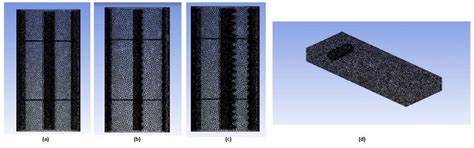 Meshing For A Model A B Model B C Model C D Stator 3d