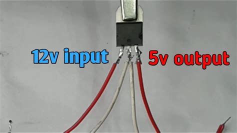 converting 9v battery to 5v with 7805