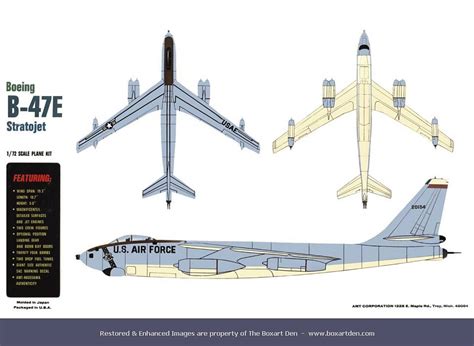 Amt Boeing B 47e Stratojet 3 View