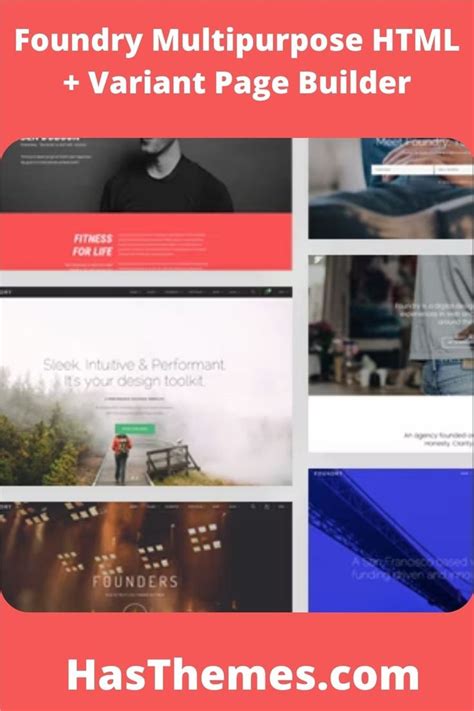 Foundry Is A Multipurpose Mobile Html Template It Is Built Using The