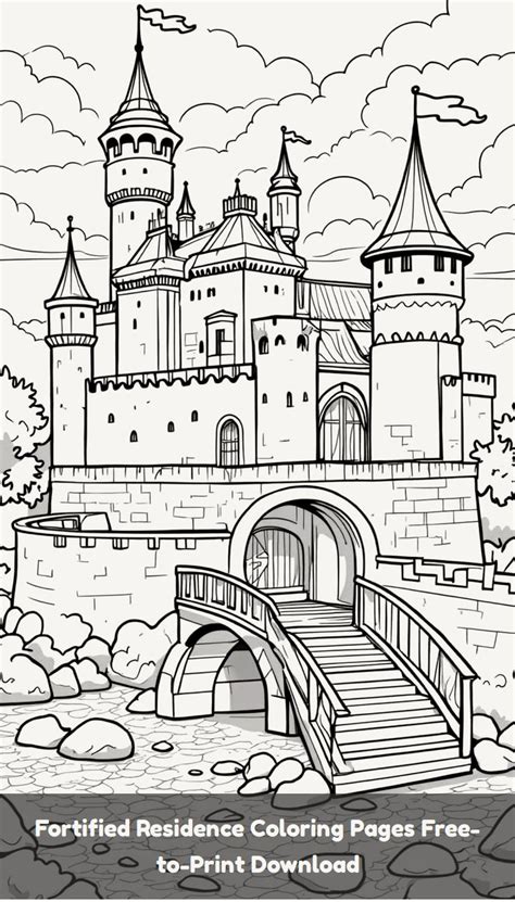 Free Printable Fortified Residence Coloring Pages In 2025 Coloring