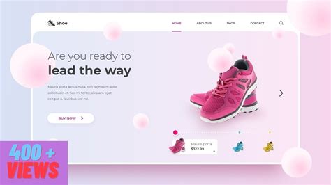 Landing Page Design Using Html And Css 2020for E Commerce Youtube