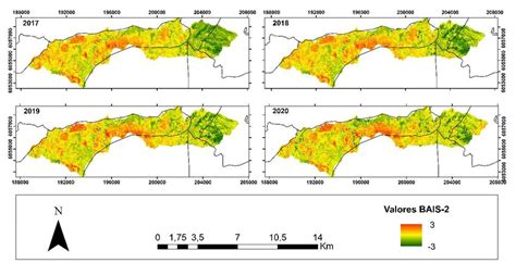 Cambios Presentados En El índice De Severidad De Incendio ∆bais 2