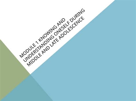 Personal Development Knowing Oneselfpptx