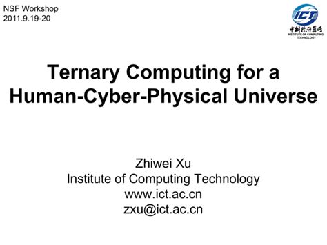 Ternary Computing For A Human Cyber