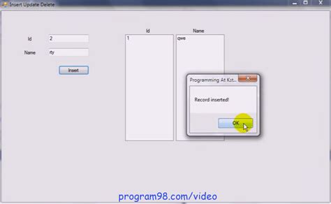 آموزش دستورات Insert و Update و Delete در Sql Server با سی شارپ C