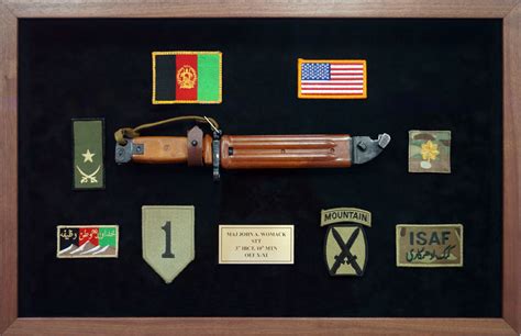 Custom Military Shadow Box Framing Framed Guidons