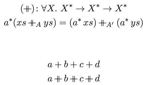 Math Operators Concatenation Of Strings Symbols Tex Latex Stack