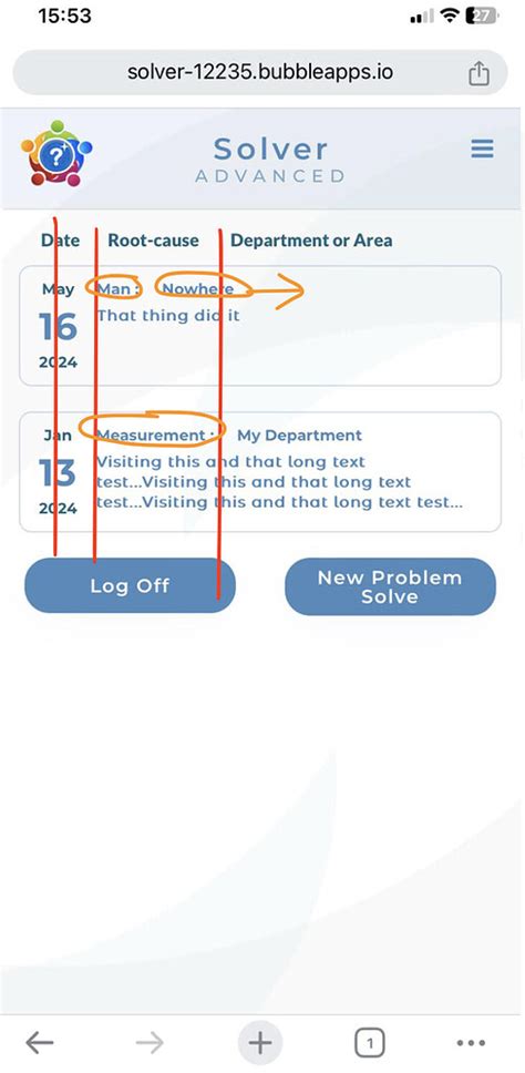 Aligning Repeating Group Data With Headings Responsiveness Bubble Forum