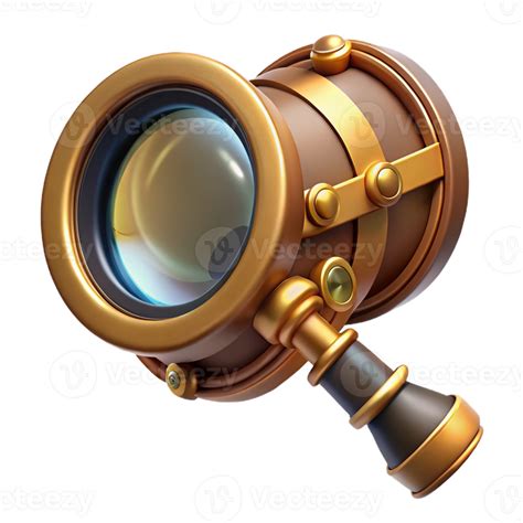 Sumptuous Retro Concept Art Style Hyper Specific Ultra Detailed Render Of A Steampunk Monocle