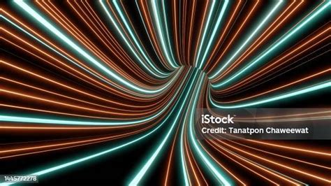 3d 렌더링 속도 및 전력 또는 빛의 흔적의 모션 라인 곡선 이동 빔이 있는 고속 조명 5g 기술은 빠르고 미래 지향적 인 배경입니다 추상 모션 블러 속도에 대한 스톡 사진