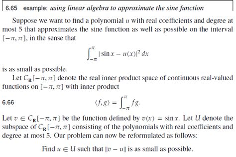 Solved Example Using Linear Algebra To Approximate The Chegg Com