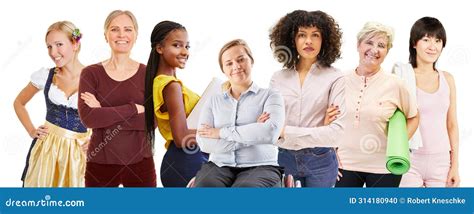 Adult Women Of Different Generations At Work And Leisure Stock Photo Image Of Citizen