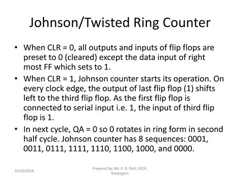 Deld Unit Iv Ring And Twisted Ring Counter Pdf