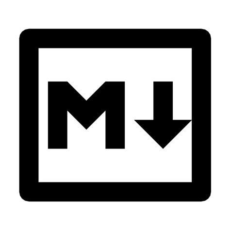 markdown vector svg icon svg repo