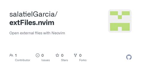 github salatielgarcia extfiles nvim open external files with neovim