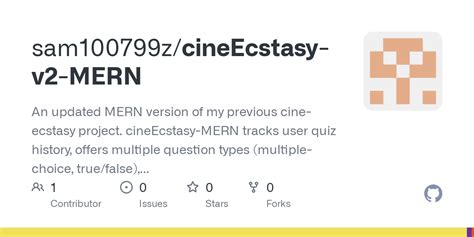 GitHub Sam Z CineEcstasy V MERN An Updated MERN Version Of My Previous Cine Ecstasy