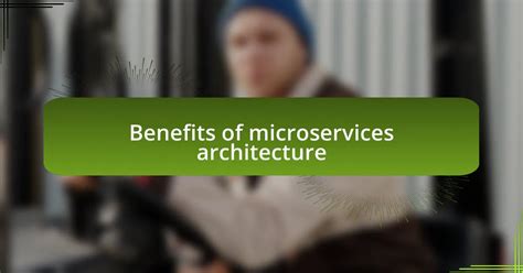 My Experience With Microservices Architecture • Aegis Uk