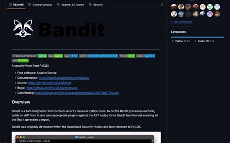 Bandit A Linter For Python Rating And 78 Alternatives Analysis Tools