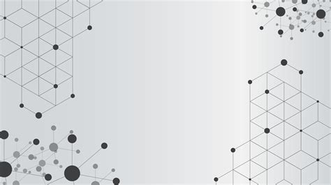 Dots Lines And Hexagons Pattern Abstract Geometric With Simple
