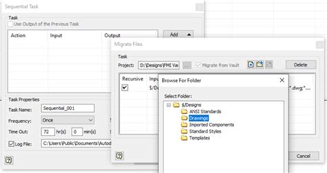 Task Scheduler Migrate Task Does Not Check In Files 2020 Autodesk Community